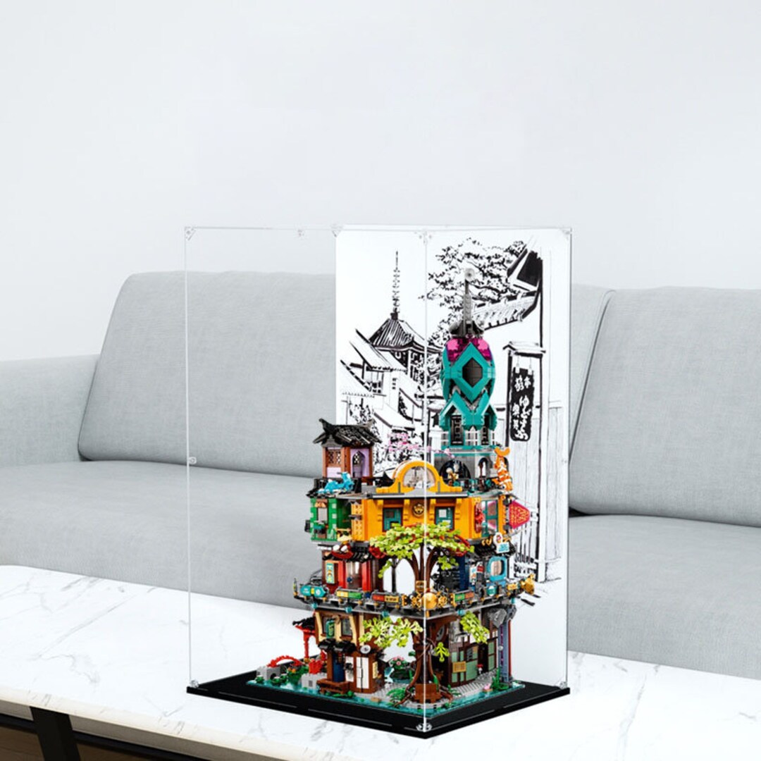 NEW Acrylic Display Case for LEGO NINJAGO City Gardens 71741 With ...