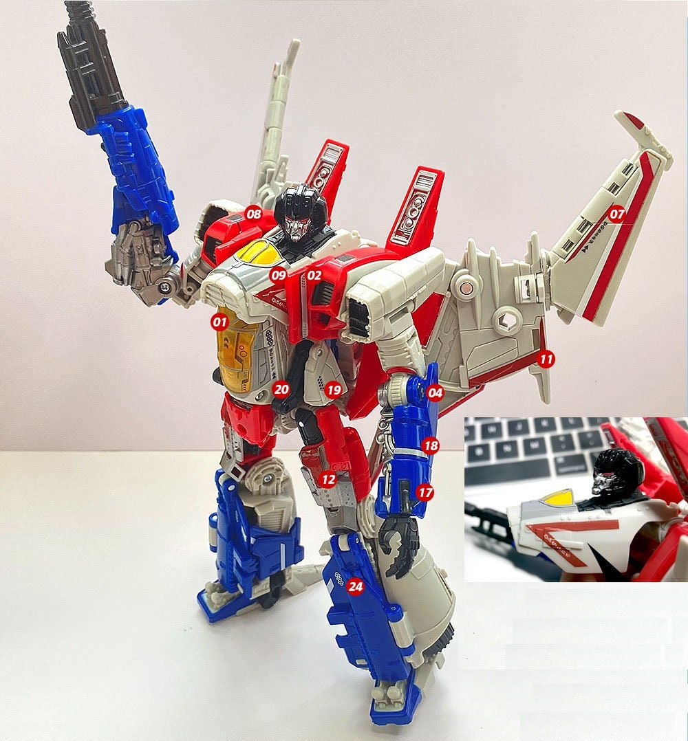 Transformers Detail Water Decals/stickers Dinobots Jetfire Skylynx Ss ...