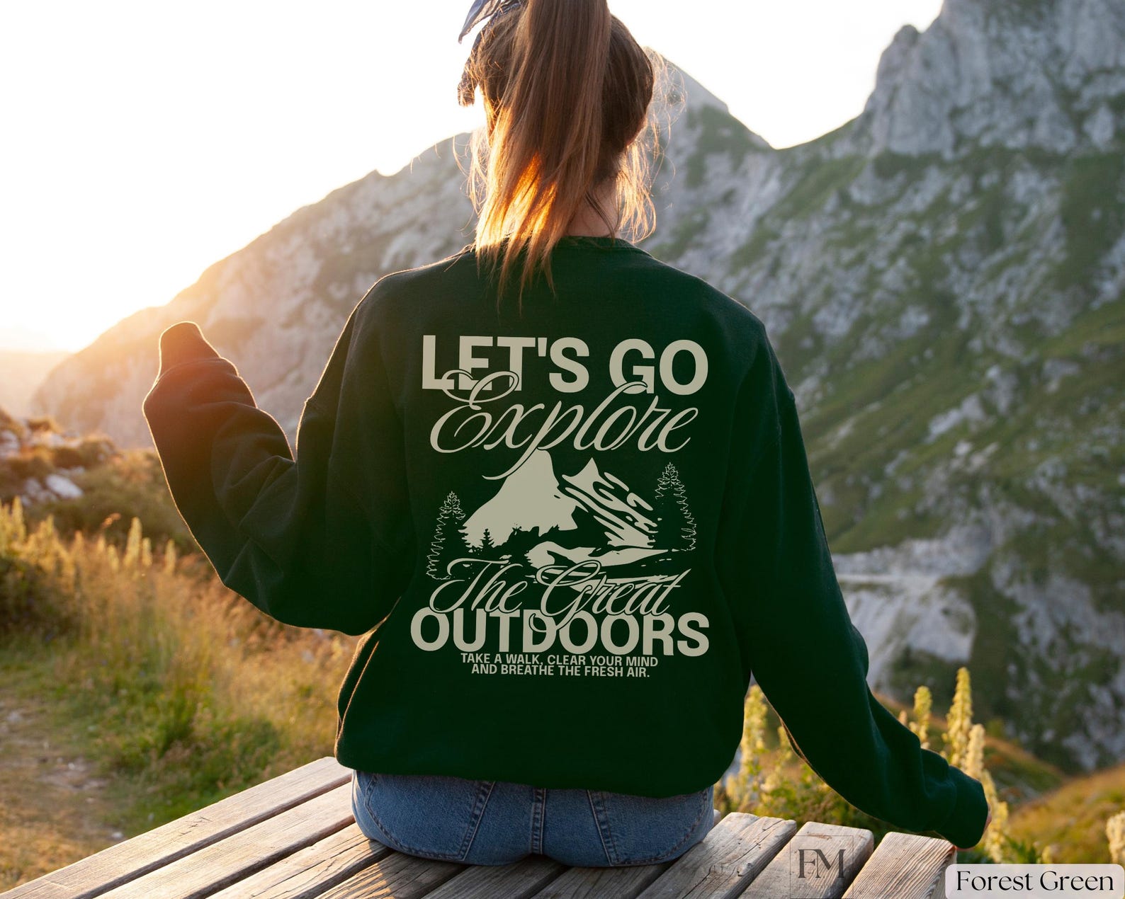 Explore Adventure Awaits Hoodie Hiking Sweatshirt for Forest Nature ...