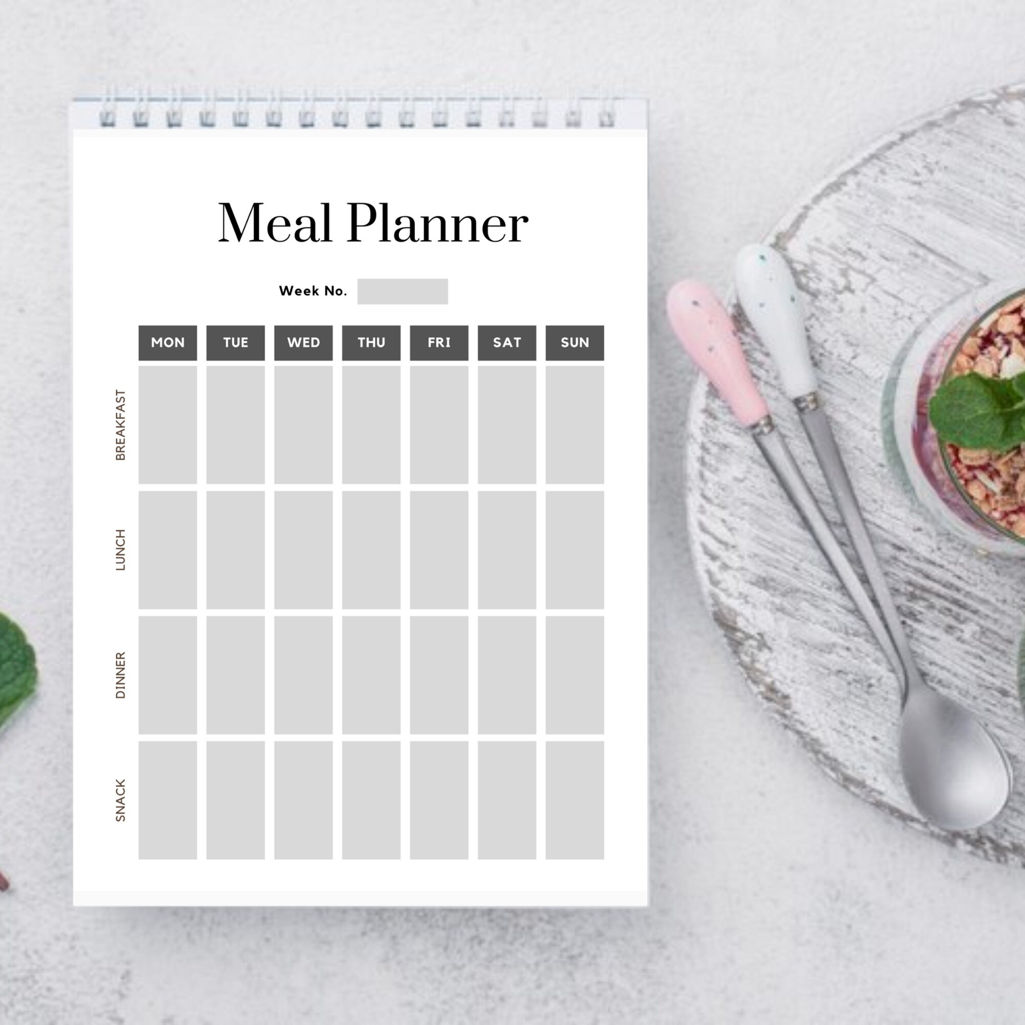 Editable Meal Planner, Budget Meal Planner, Family Meal Planner ...