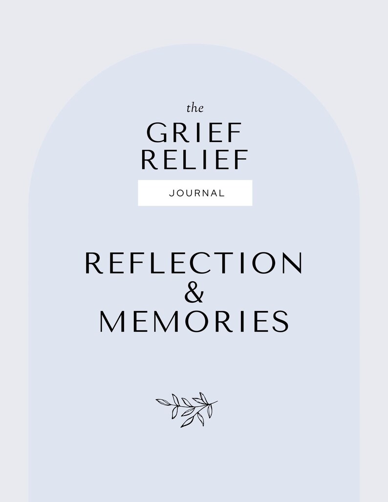 The Grief Relief Journal, Grief Gift, Grief Workbook, Sympathy Gift ...