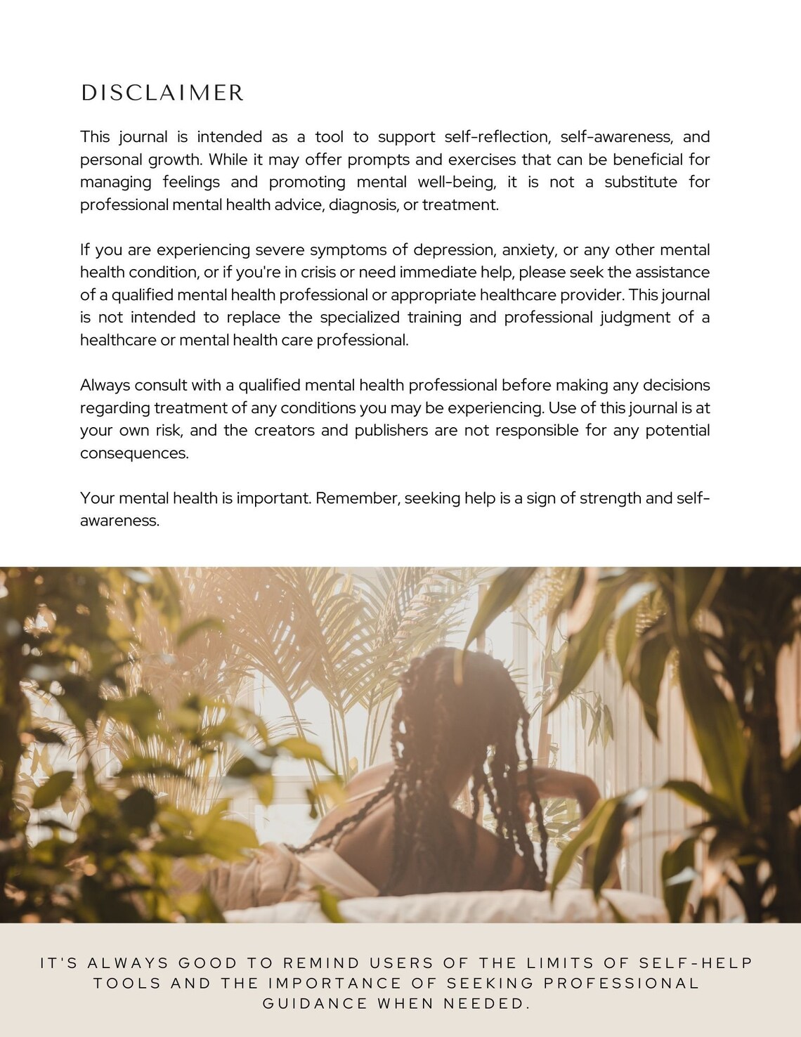 The Mindful Moments: Therapy & Anxiety Journal Worksheets, Mental ...