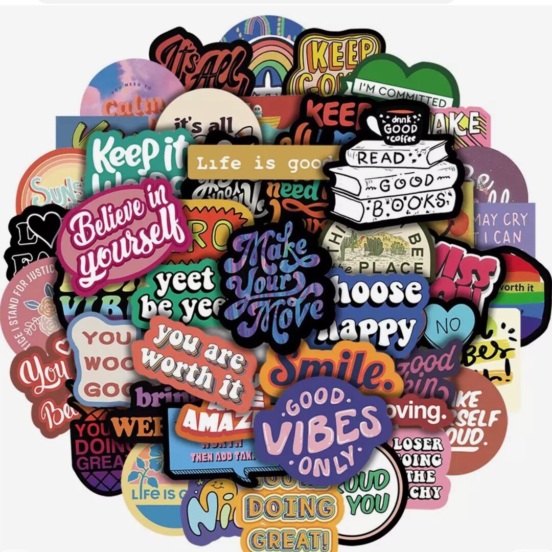 Confident Stickers Pack of 5pcs - Etsy