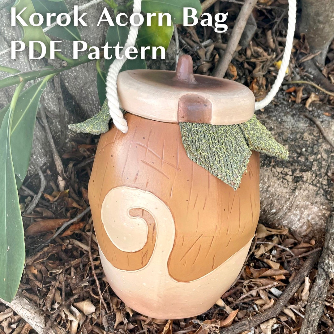 Korok Cosplay Acorn Bag PDF Pattern for EVA Foam - Etsy