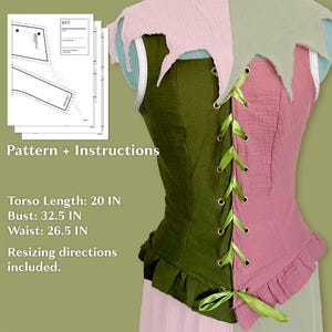 Renaissance Festival Jester Top PDF Pattern for Sewing, Costume ...