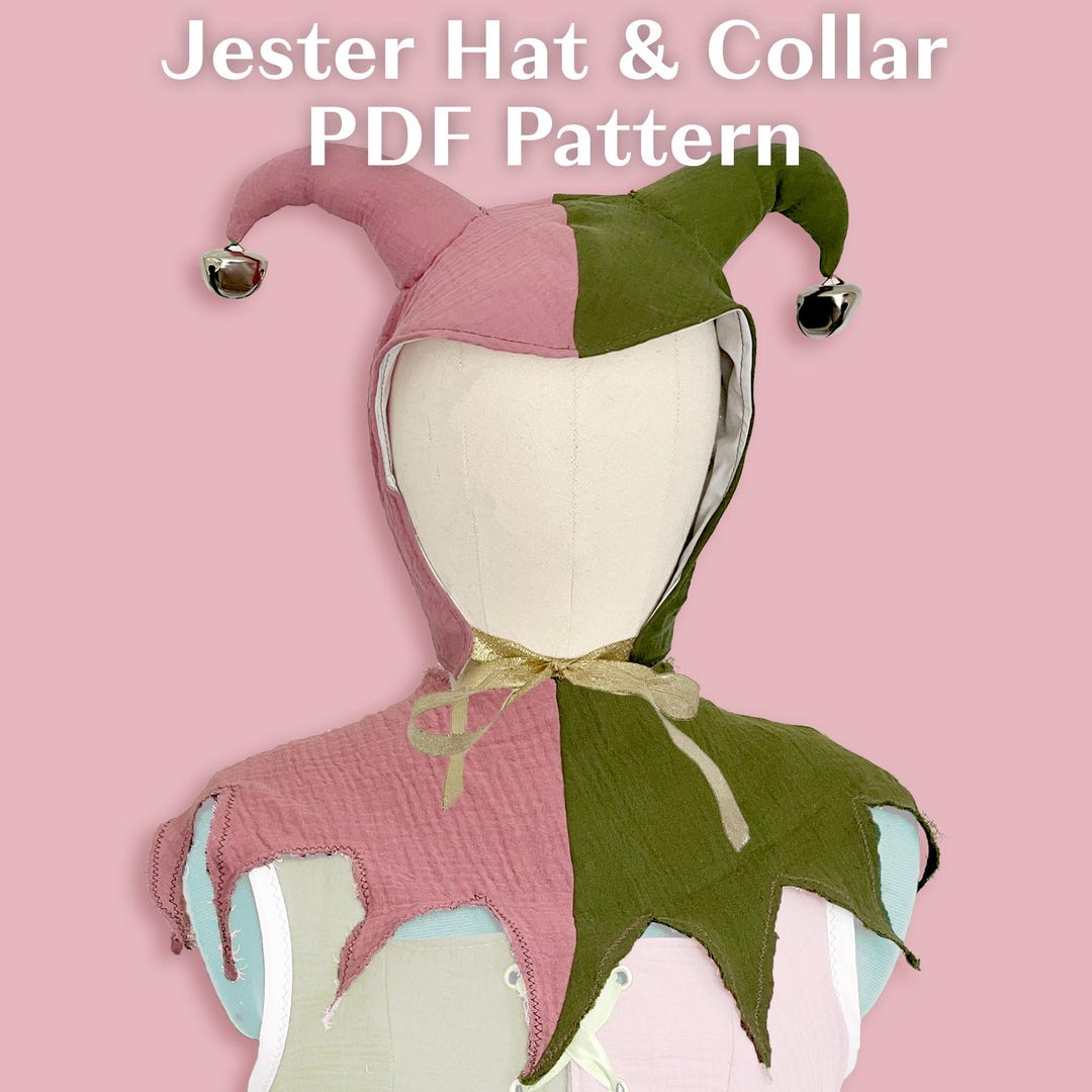 Jester Hat PDF Pattern for Sewing - Etsy