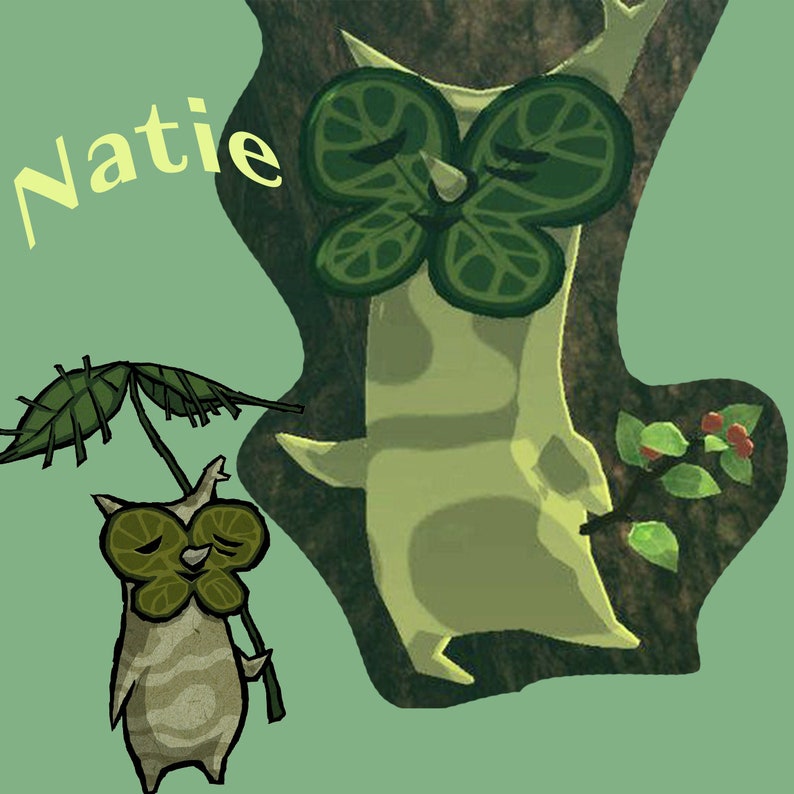Korok Cosplay Natie Butterfly Shaped Leaf Mask PDF Pattern for - Etsy