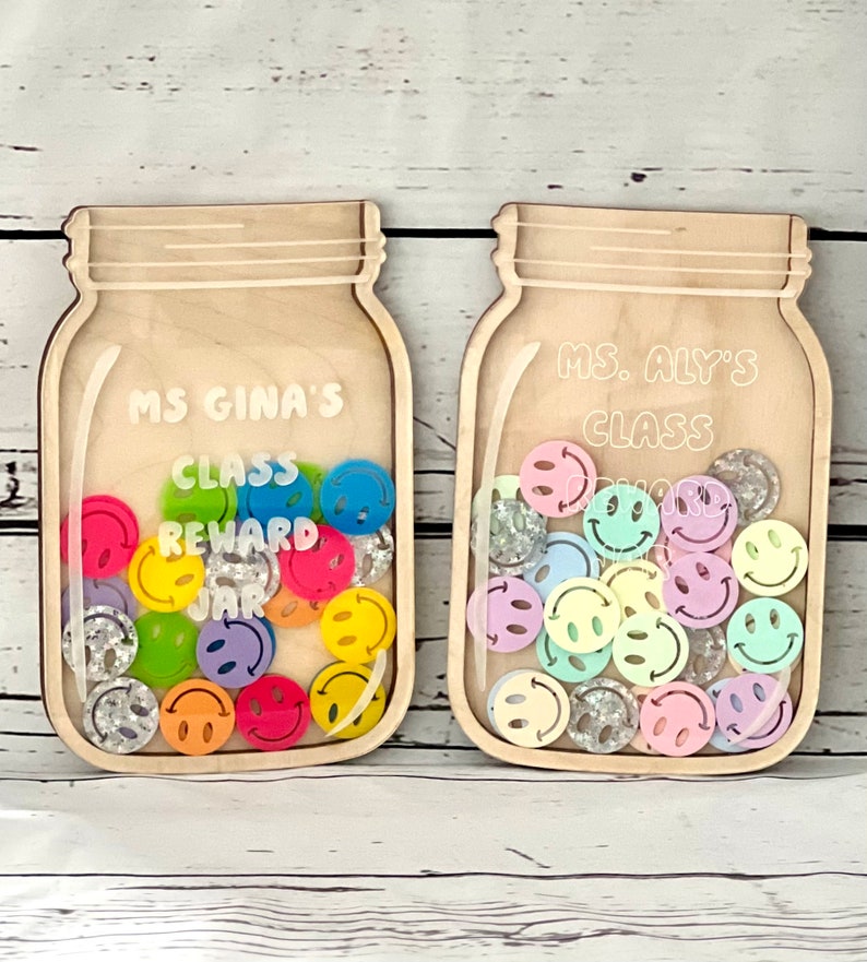 Smiley Face Reward Jars - Etsy