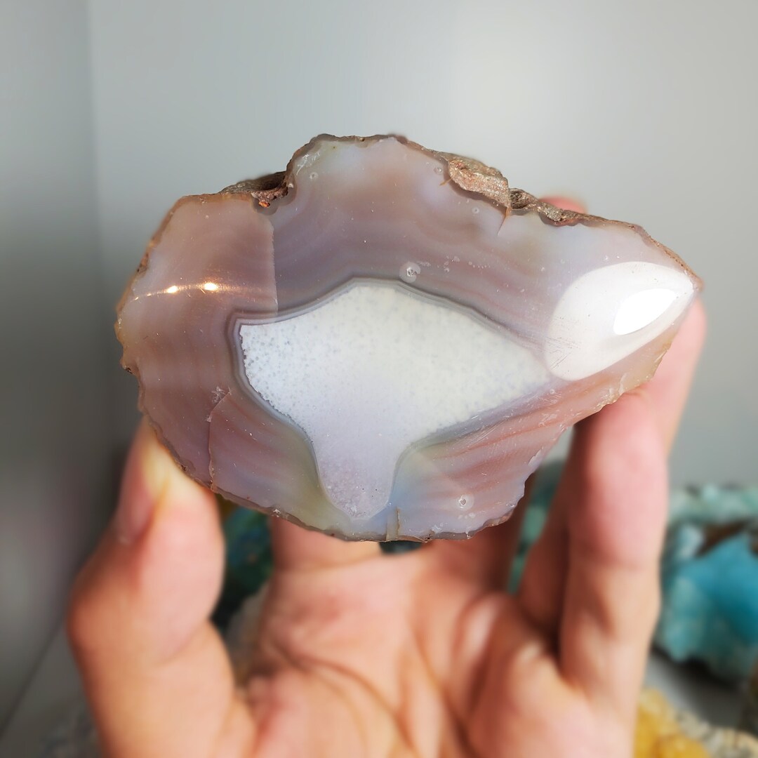 River Agate Specimen, Unique, High-quality Collector's Mineral for Home ...