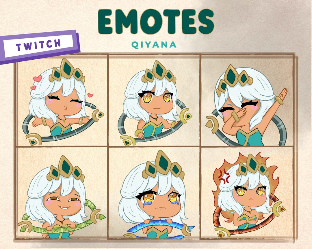 Twitch Emotes, Discord Emotes, Qiyana Emotes, League of Legends Emotes ...