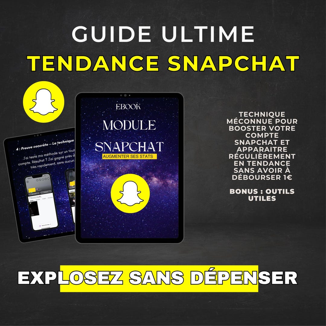 Snapchat PDF Guide - Secret Technique to Trend | Unknown Snapchat Trick ...