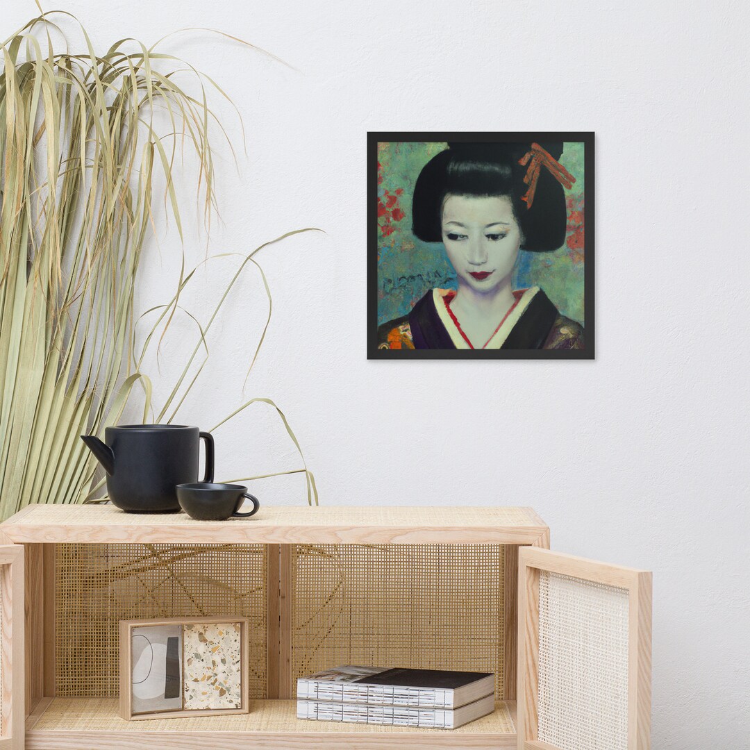 GEISHA ++ Framed Poster - Etsy