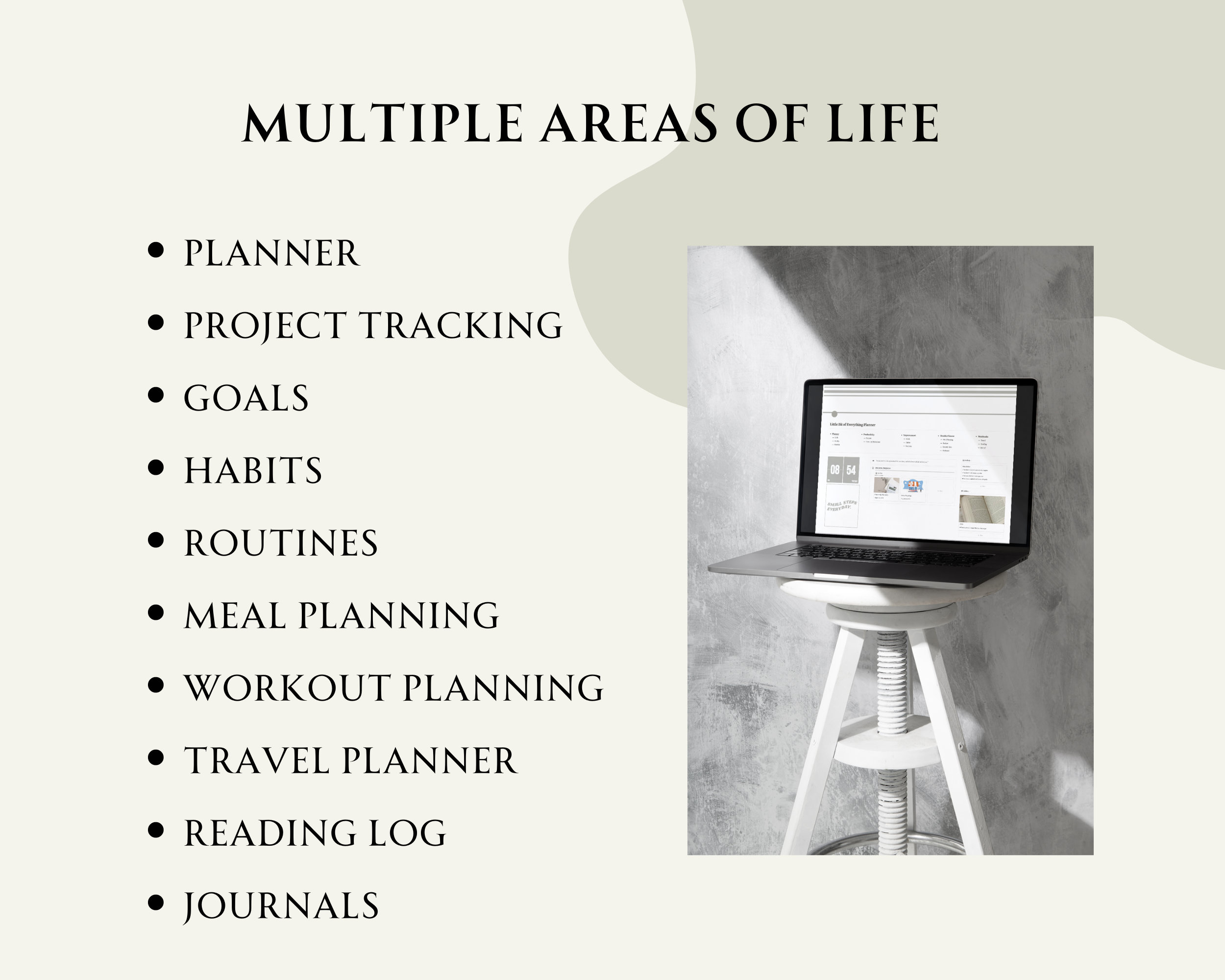 Notion Template - Digital Planner, All-in-one Notion Planner - Etsy