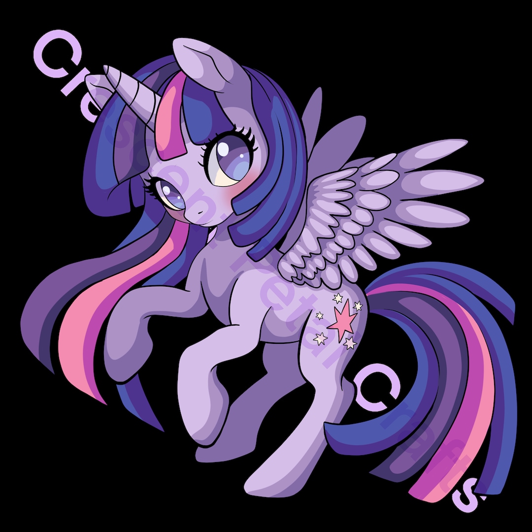 Kawaii Twilight Sparkle Mlp Cute Sticker - Etsy
