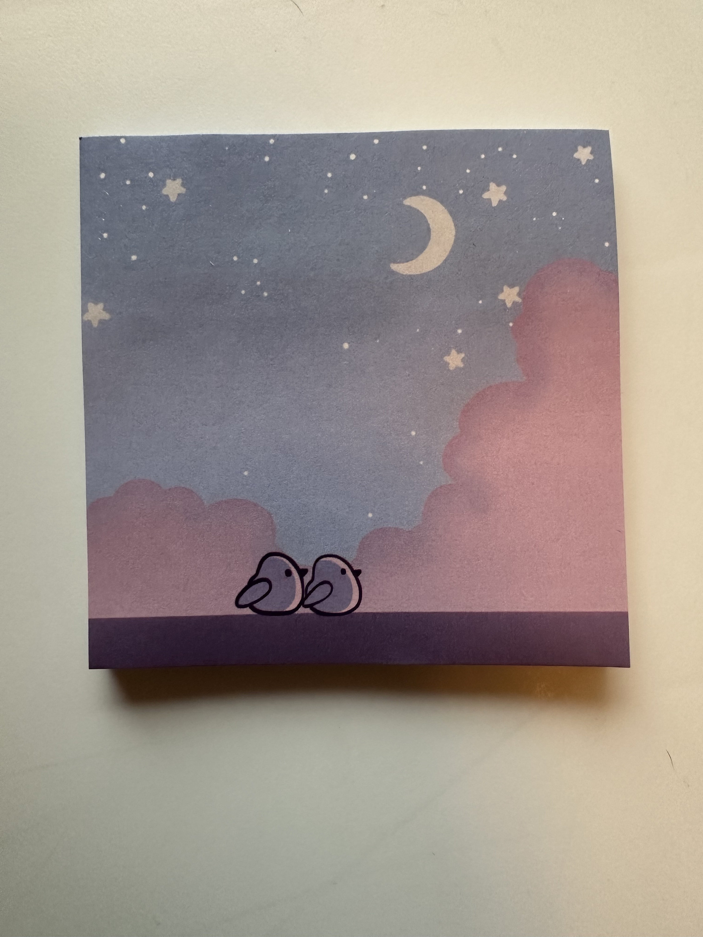 Stationary Note Pad Sticky Note Love Birds - Etsy