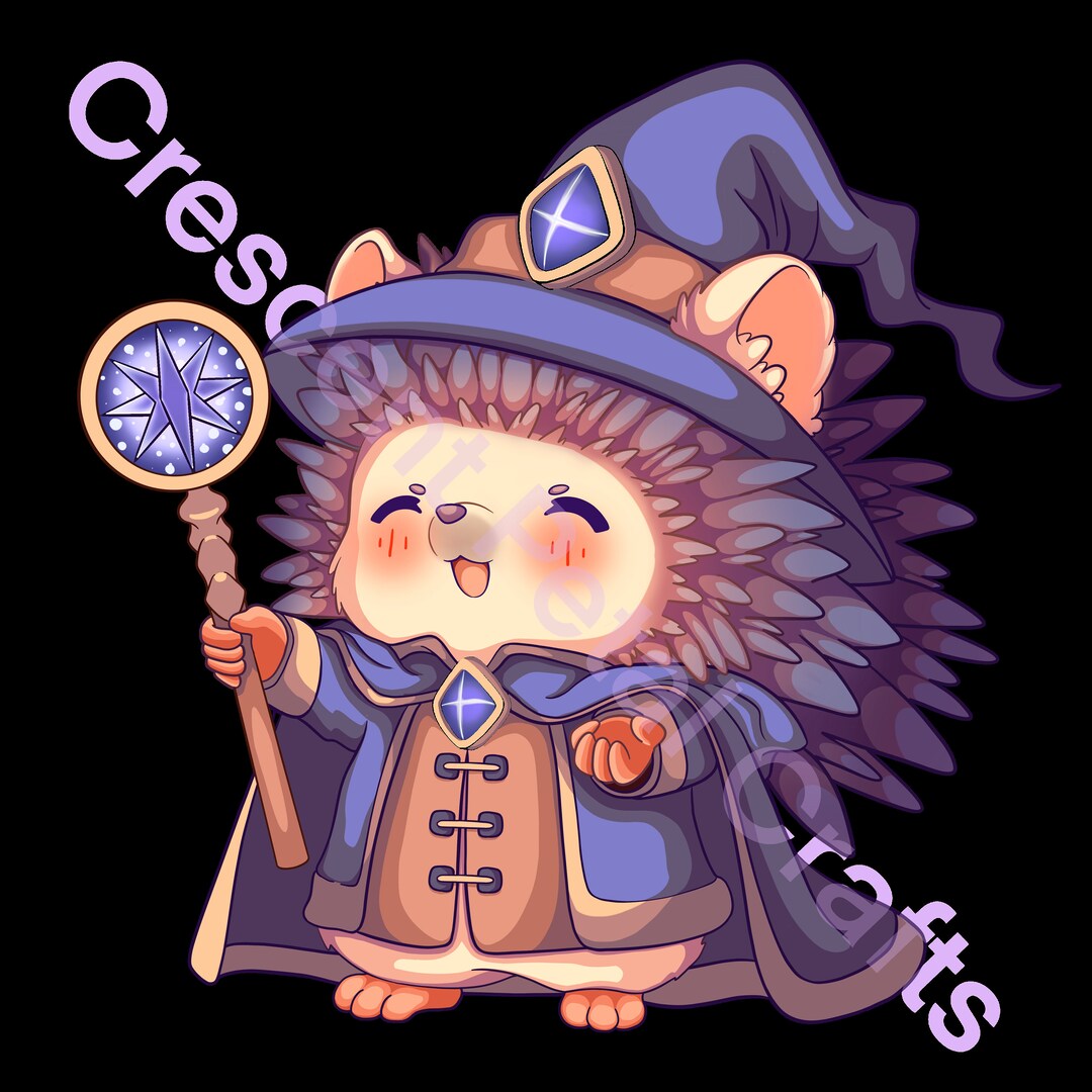 DND WIZARD HEDGEHOG Cute Sticker - Etsy