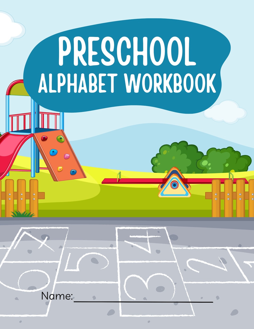 Preschool Alphabet Workbook 108 Pages - Etsy