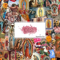 Seamless Saint John Paul 2 File Seamless Catholic Pattern Seamless ...