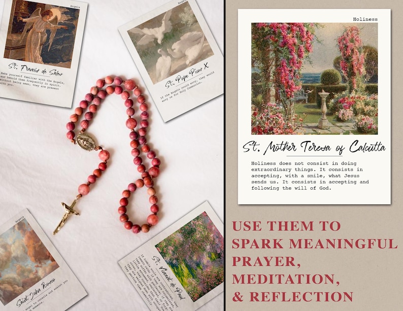 120 Catholic Saints Quotes Cards - Printable Quotes for Vision Boards ...