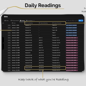 Catholic Bible & Catechism in a Year Reading Plan Notion Template 2025 ...