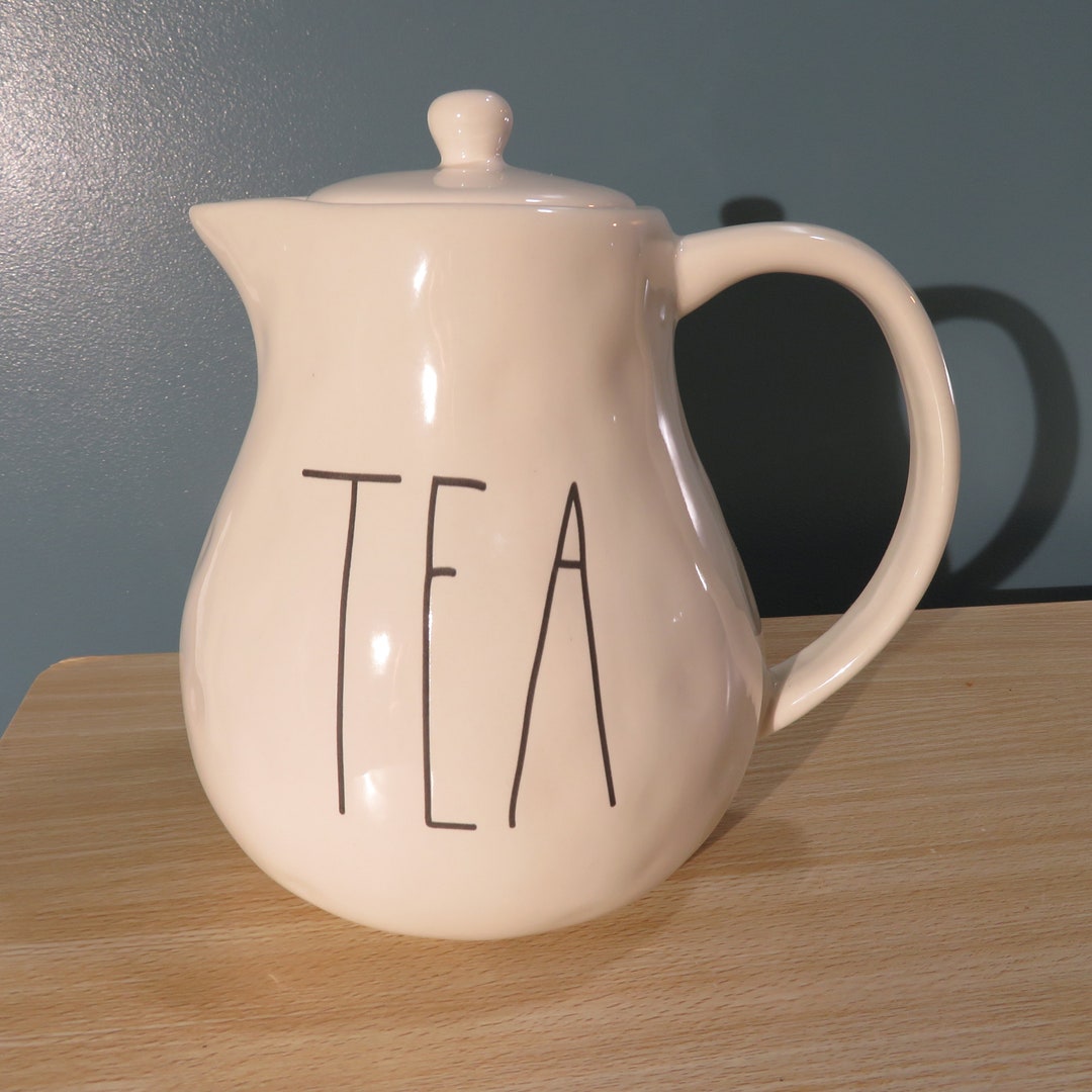 RAE DUNN Tea Pitcher With Lid - Etsy