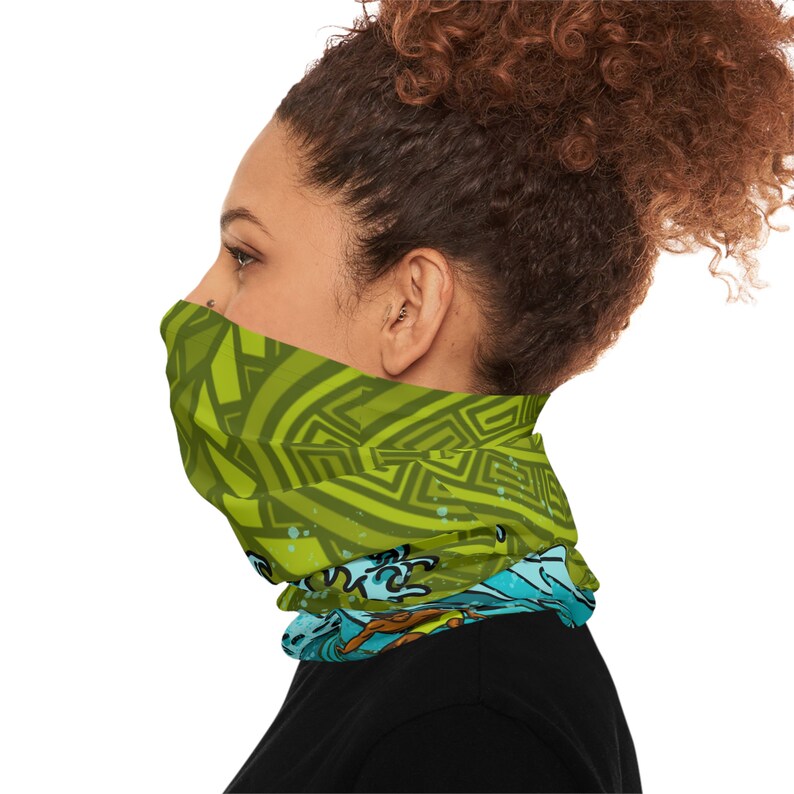 Surf the Great Wave Lightweight Neck Gaiter - Etsy