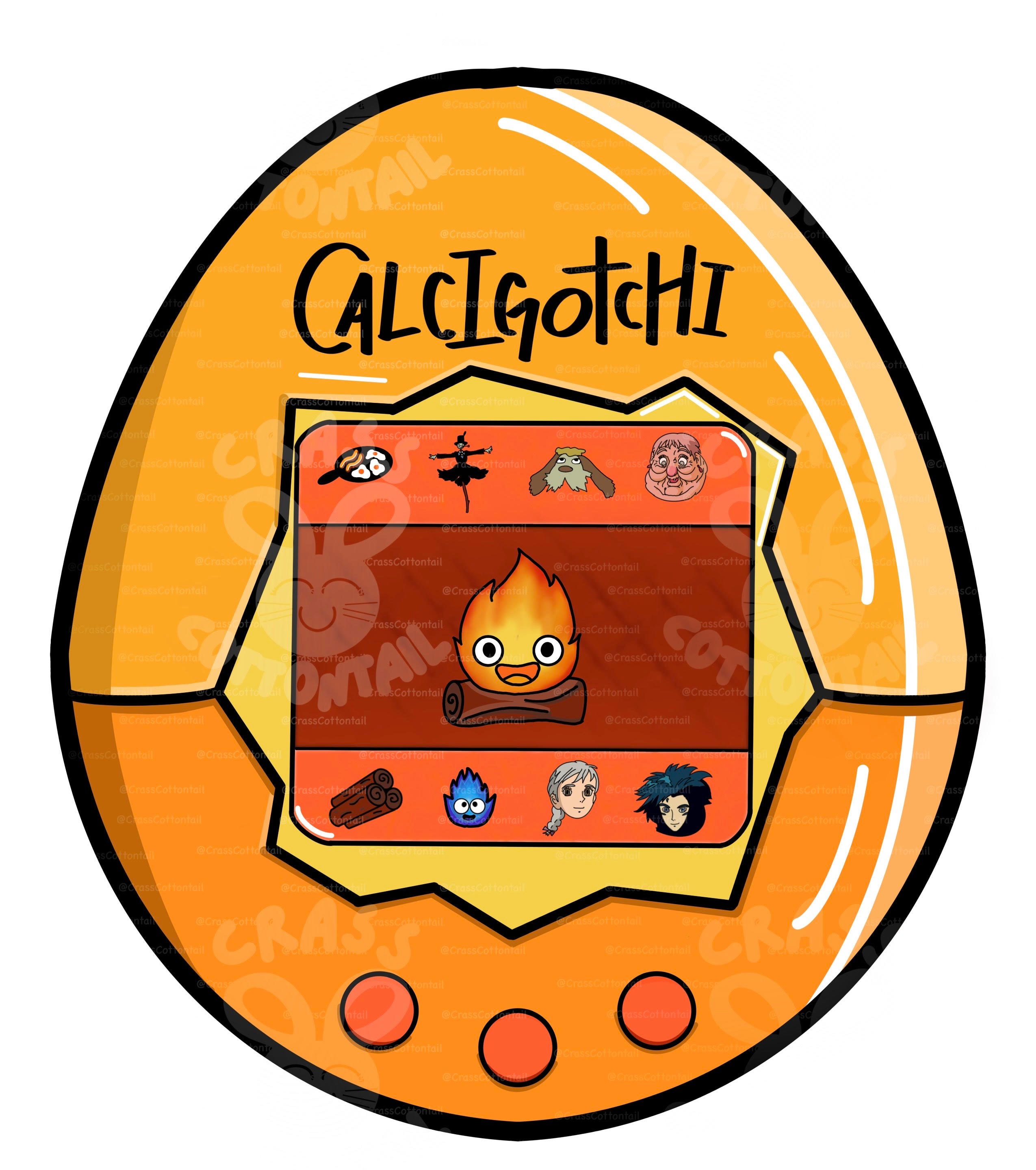 Tamagotchi X Studio Ghibli Keychain Charms Calcifer or Soot Sprite - Etsy