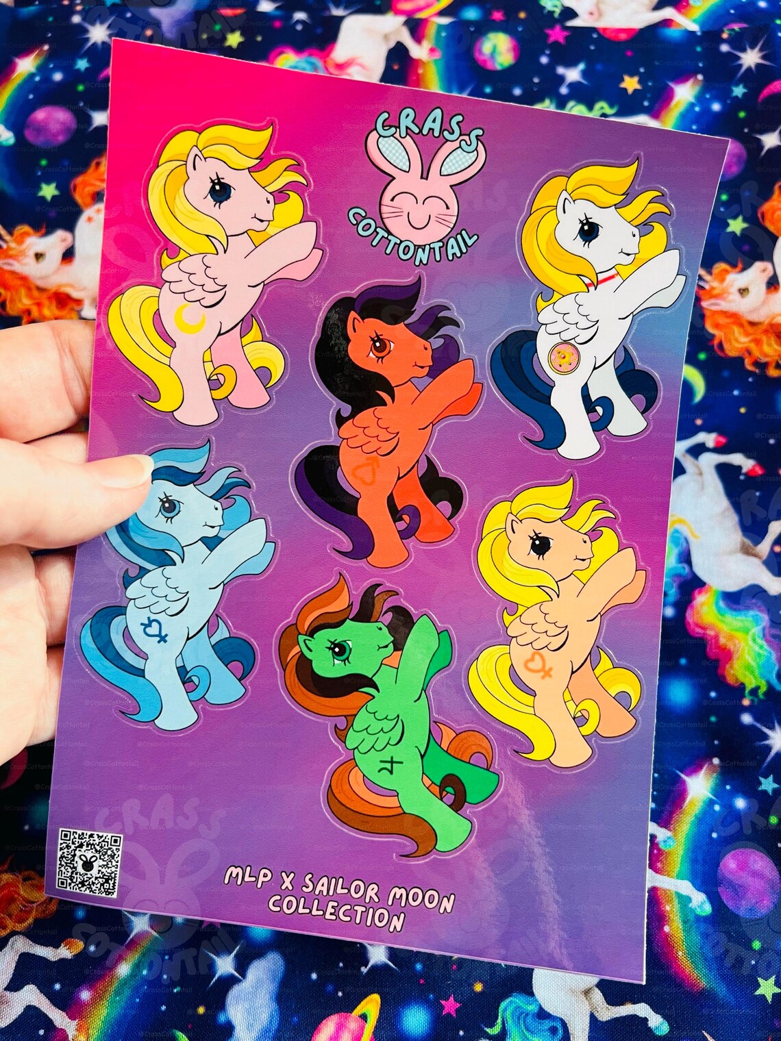 Sailor Moon X My Little Pony Sticker Sheet - Etsy