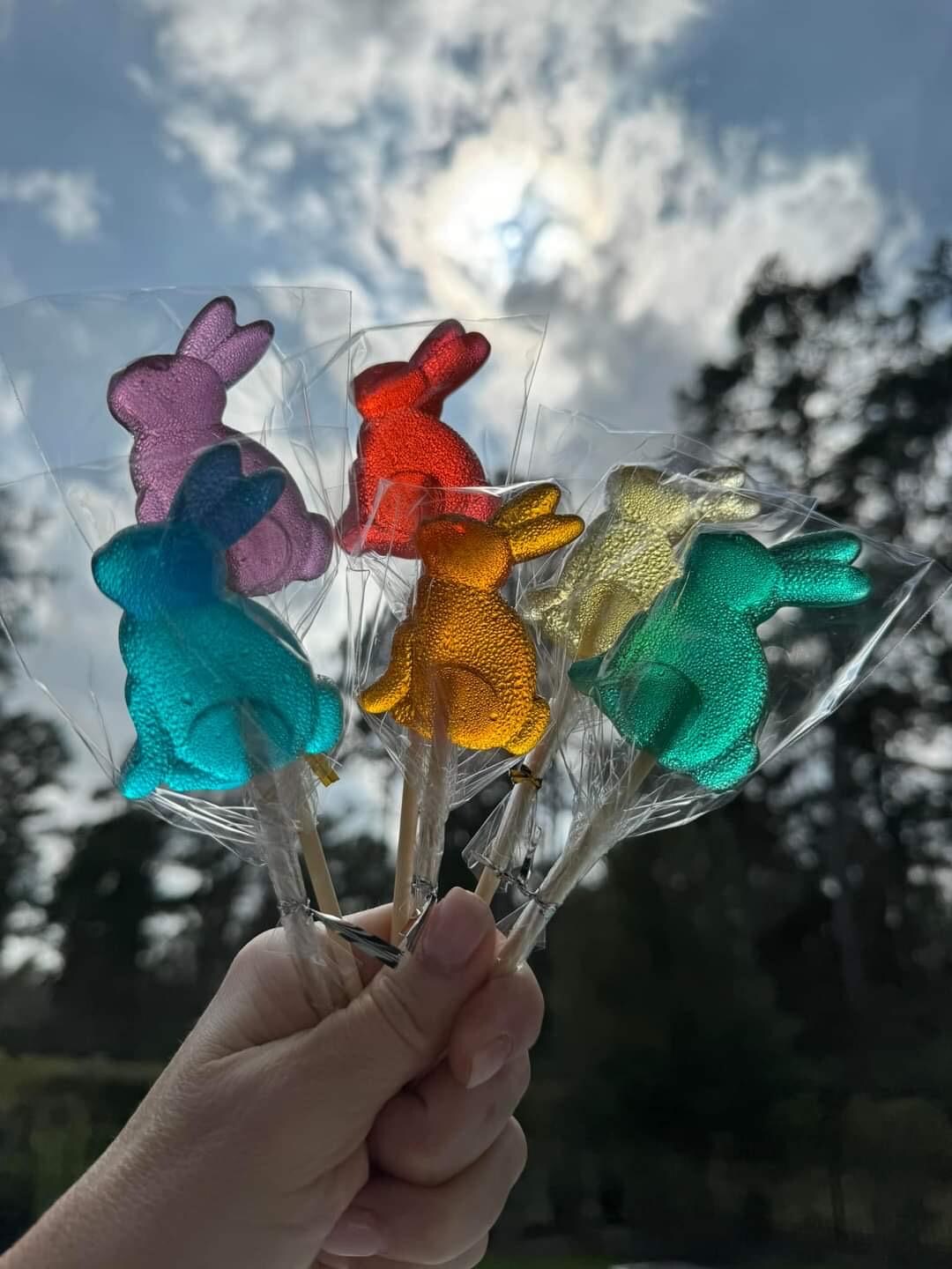 Easter Bunny Lollipops – Cute Rabbit Candy for Kids’ Party, Spring ...
