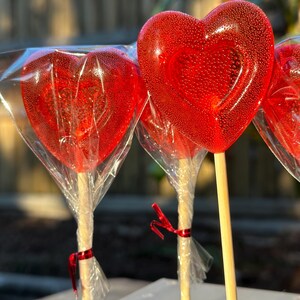 30 Lollipops Heart. Heart Treats. Festive Candies With Decorations ...