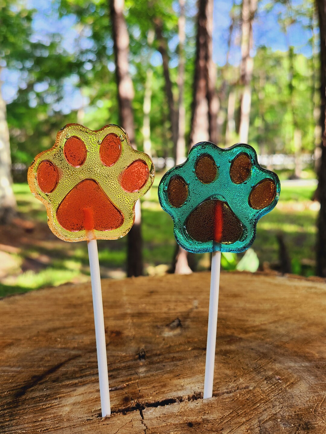 Dog Paw Lollipops – Puppy Patrol Party Candy – Dog Party Favors ...