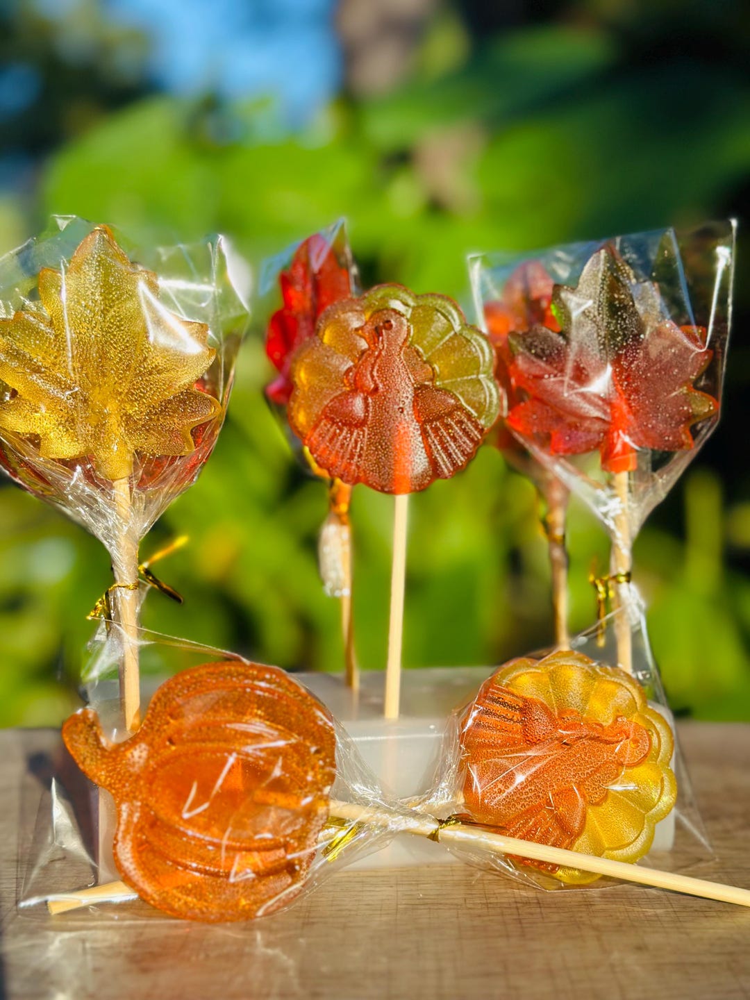 Thanksgiving Lollipops, Fall Flavors, Turkey and Leaves Candy - Etsy