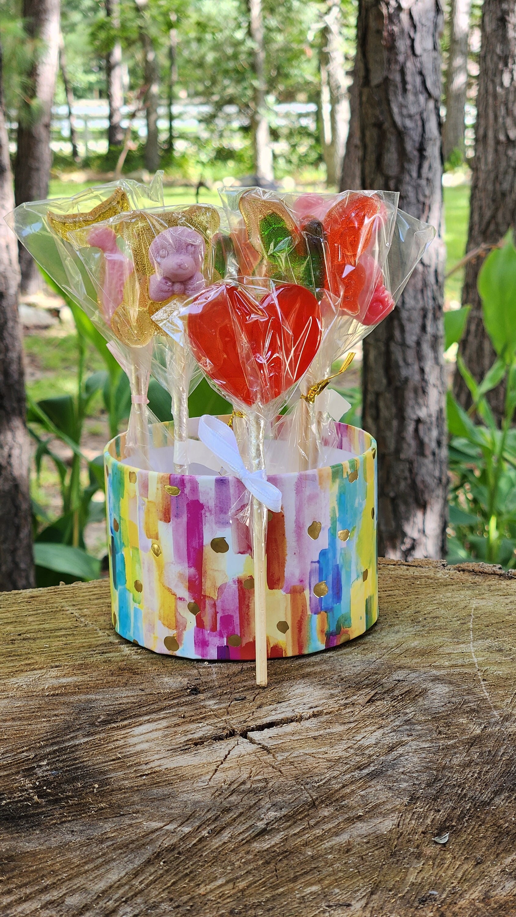 Handemade Lollipop Candy 'ice Cream'. Bachelorette Party. Baby Shower ...