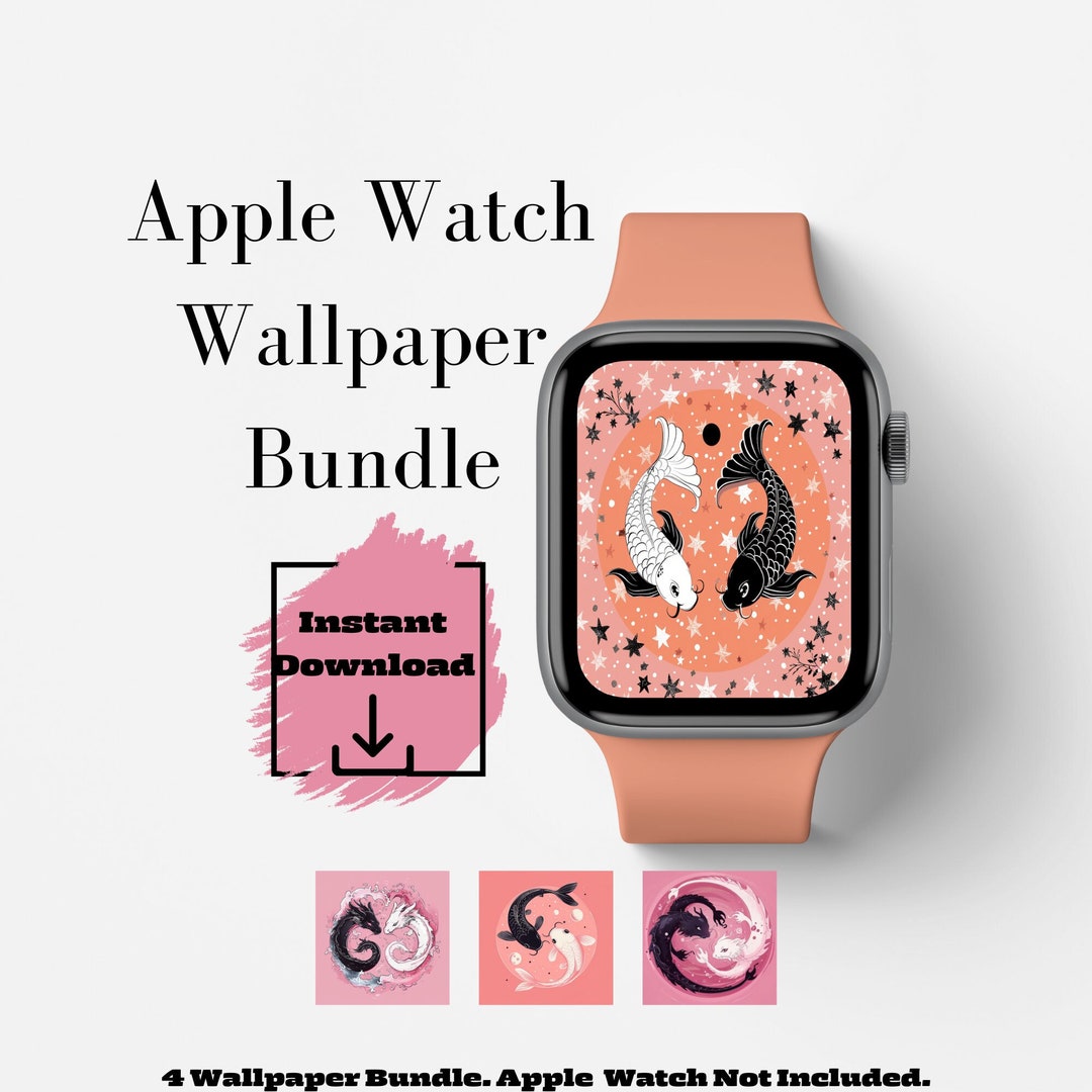 Apple Watch Digital Wallpaper Cute Watch Face for Smartwatch Aesthetic ...