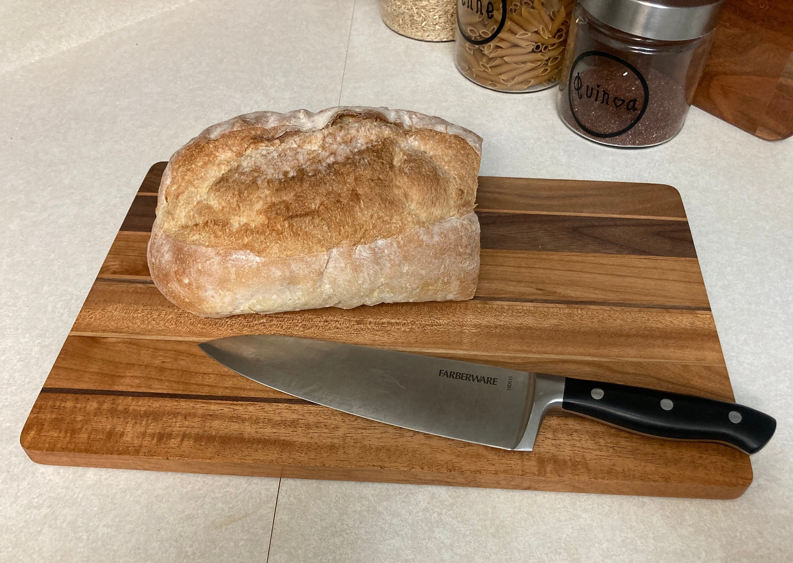 Solid Wood Cutting Board W/ Blue Palm Tree Epoxy Inlay - Etsy