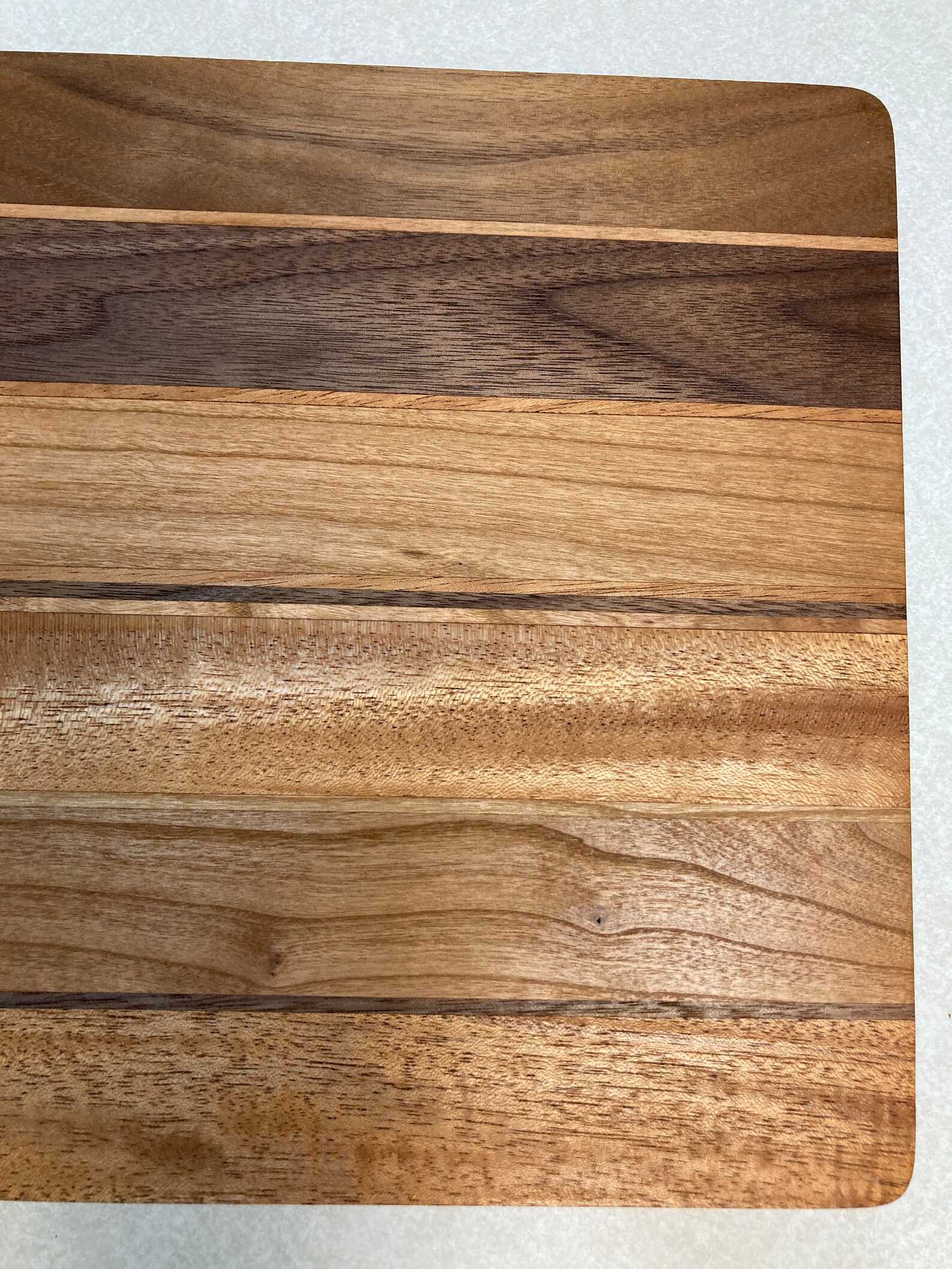 Solid Wood Cutting Board W/ Blue Palm Tree Epoxy Inlay - Etsy