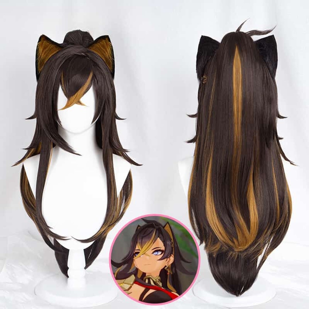 Genshin Impact Dehya Cosplay Wig - Etsy