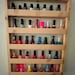 Nail Polish Rack/shelves From Reclaimed Pallet Wood - Etsy