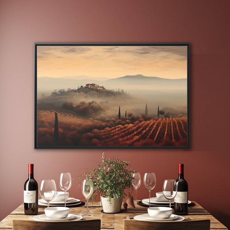 Tuscany Painting - Etsy