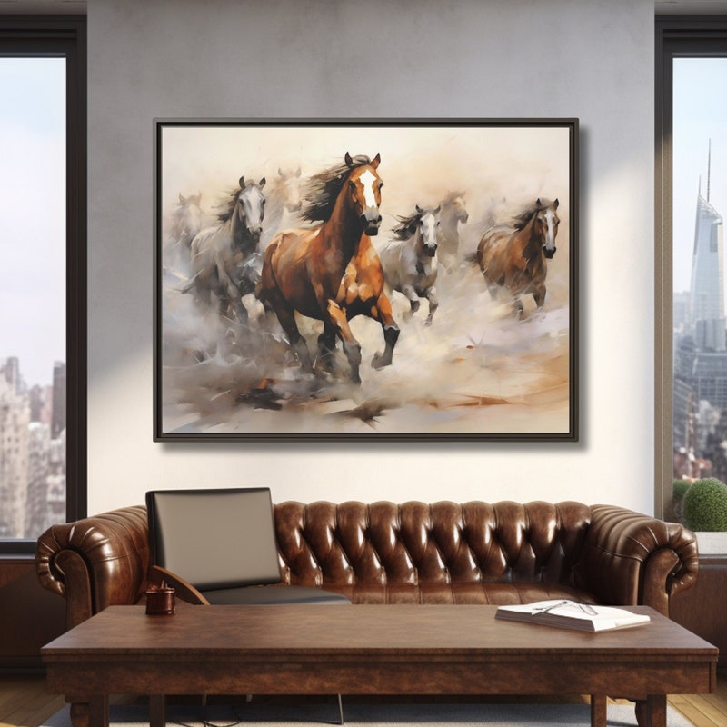7 Horses Galloping - Etsy