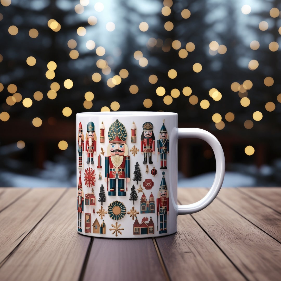 Nutcracker Christmas Mug: Festive Holiday Decor Coffee Cup - Etsy