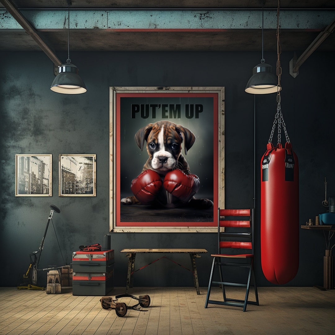Boxer Dog, Boxer Pup, Puppy Sparring, Gloved Boxer, Playful Paws ...