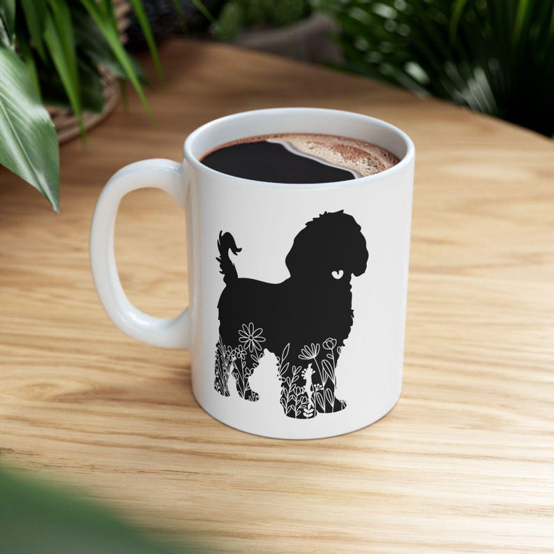 Doodle Mug Floral Goldendoodle Coffee Cup Dog Mom Gift Labradoodle ...