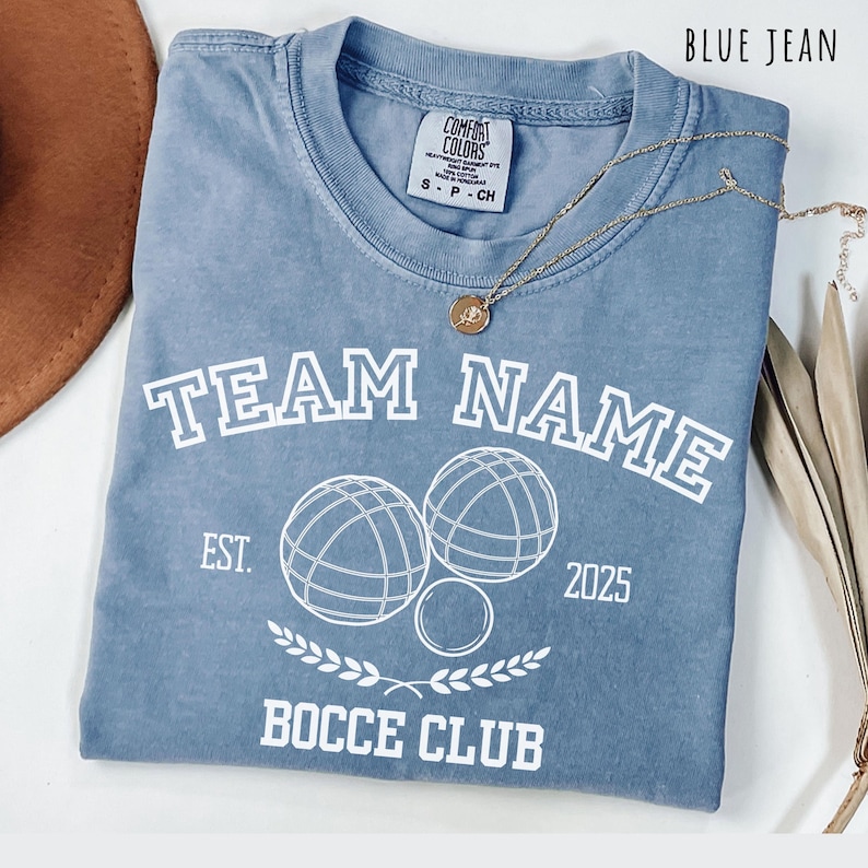 Custom Bocce Club Shirt Personalized Bocce Tshirts Team Name Tee Bocce ...