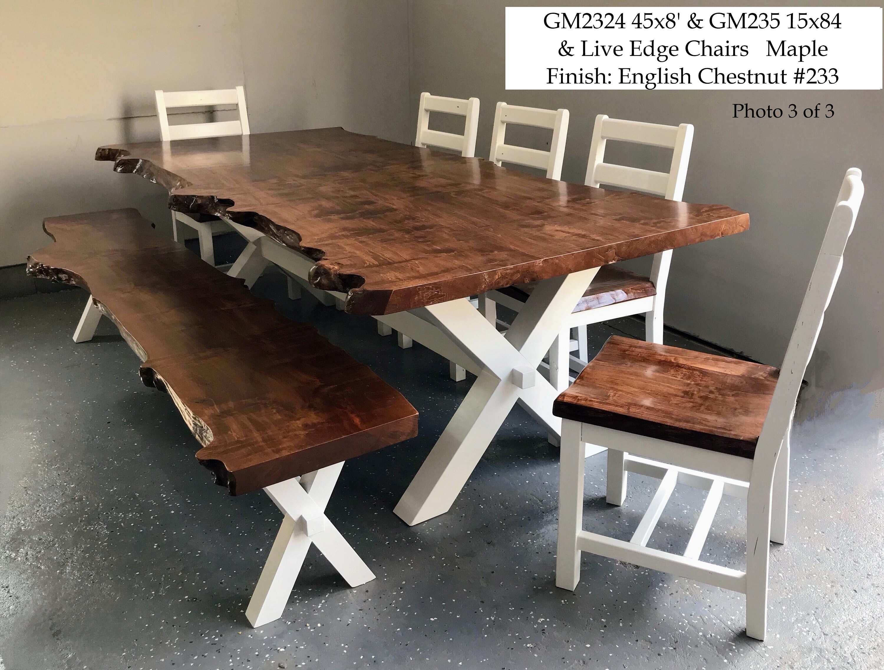 Live Edge Dining Table - Etsy