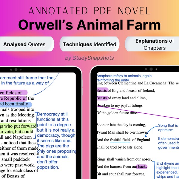 Orwell Animal Farm - Etsy