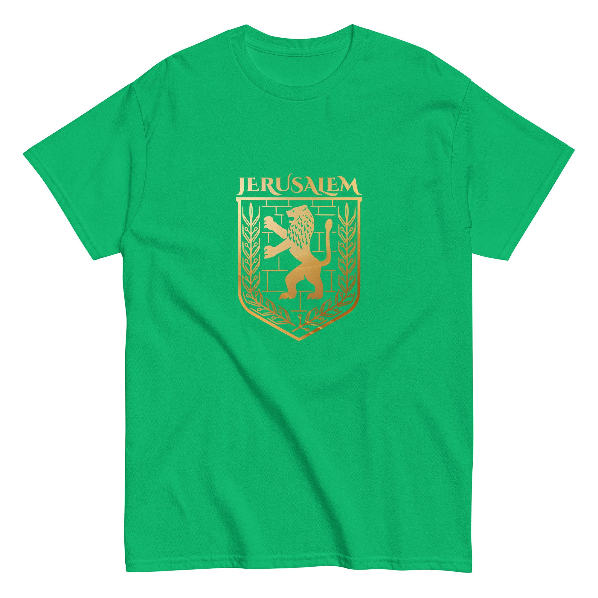 Jerusalem Golden Emblem T-shirt - Etsy