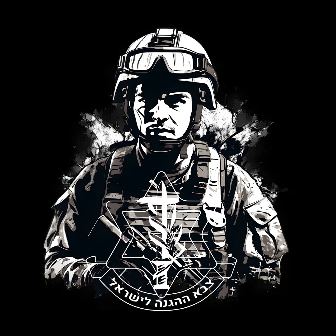 Israel Defense Forces Symbol Soldier T-shirt - Etsy