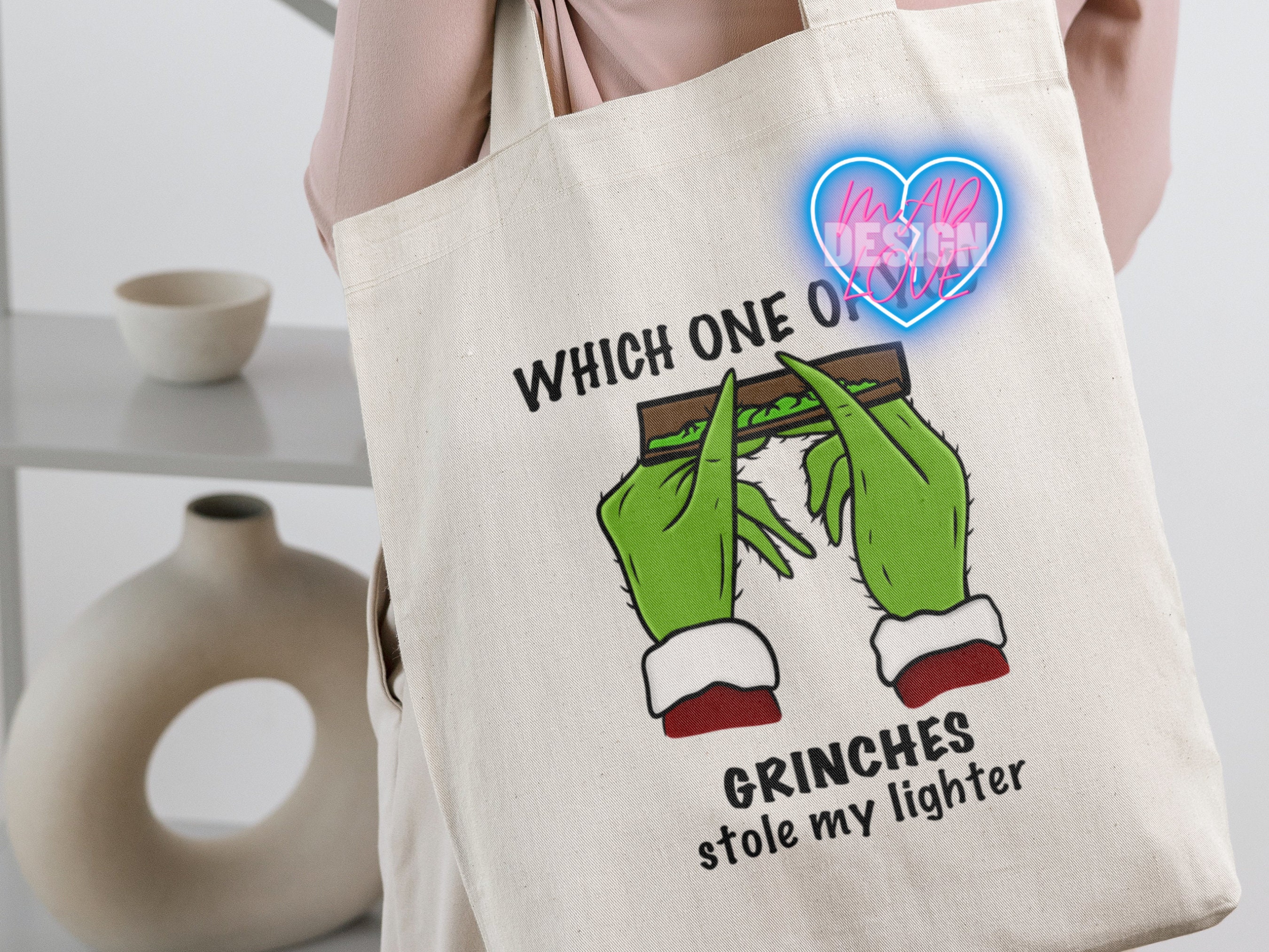 Hand Drawn Which One of You Grinches Stole My Lighter PNG Grinch Joint ...