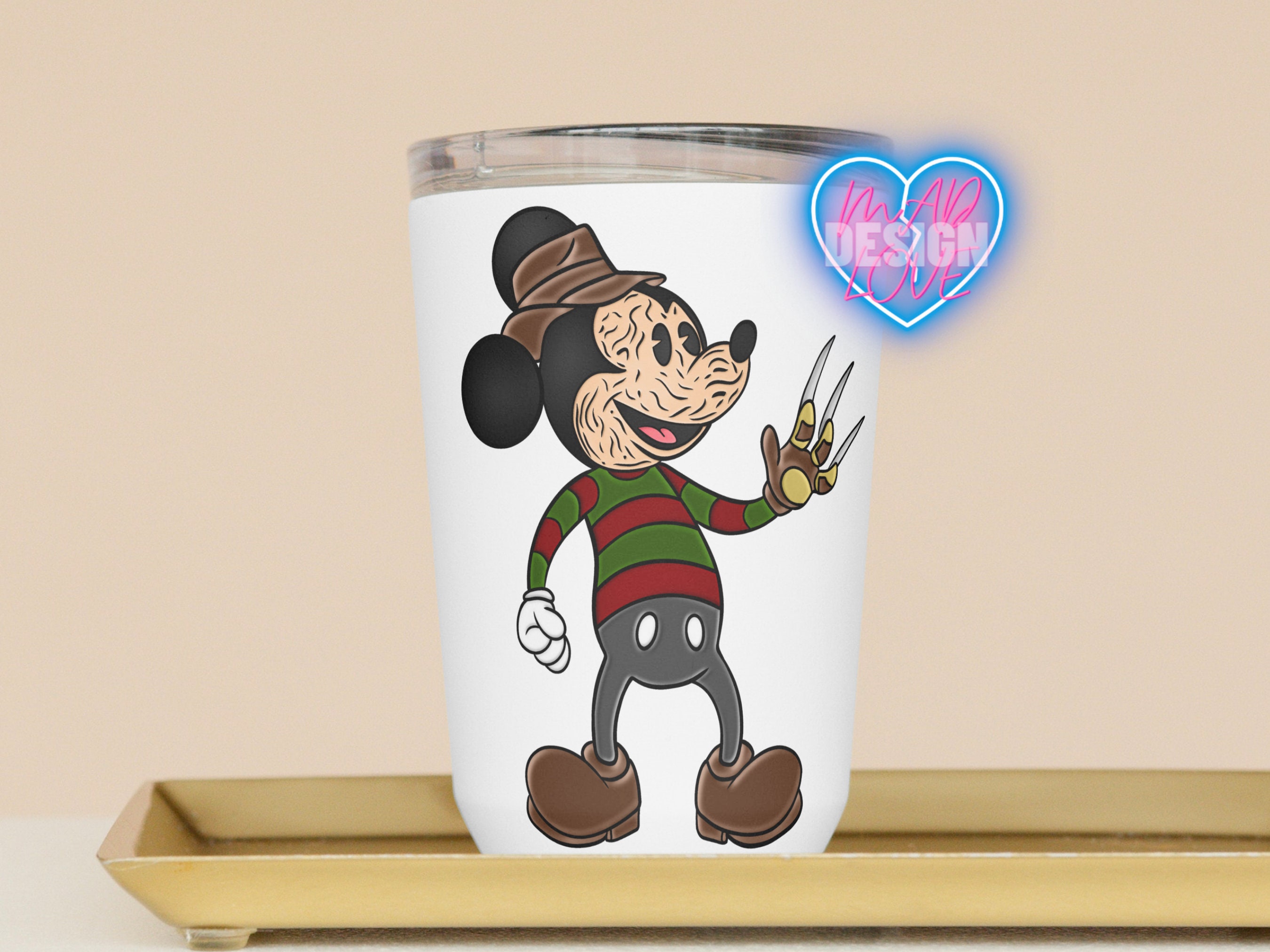 Hand Drawn Mouse Boy Freddy Krueger PNG Horror Movie - Etsy